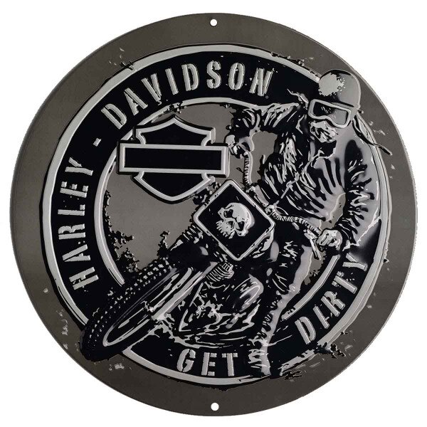 H-D Get Dirty Tin Sign | Ace Branded Products