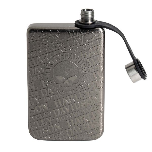 H-D Willie G. Skull Flask - HDL-18652