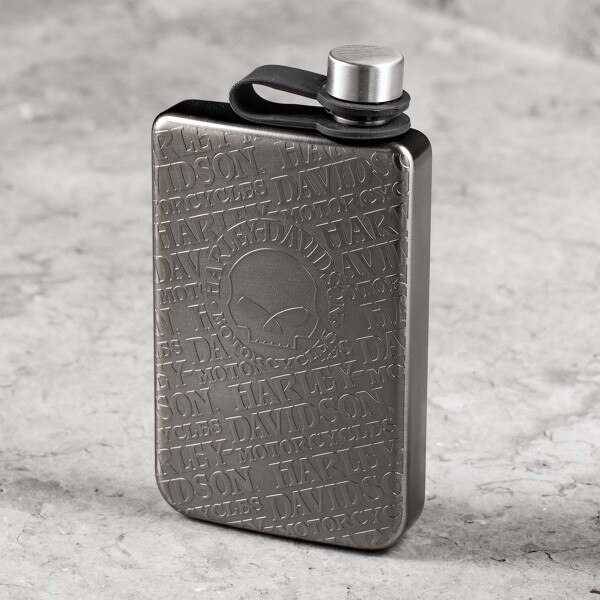 H-D Willie G. Skull Flask - HDL-18652