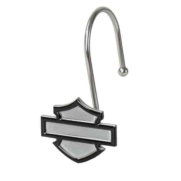 H-D Open B&S Shower Curtain Hooks - Set of 12 - HDL-19520