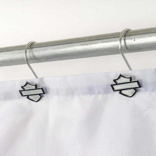 H-D Open B&S Shower Curtain Hooks - Set of 12 - HDL-19520