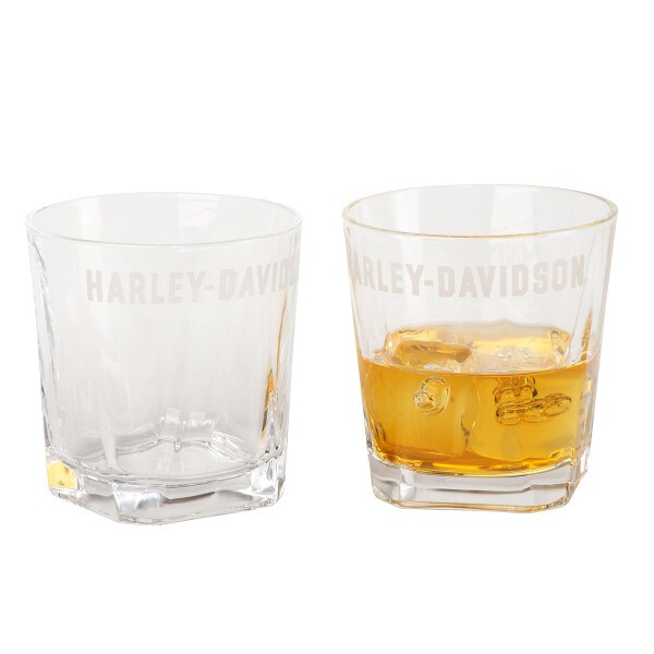 H D Etched Rocks Glass Set Ace Branded Products